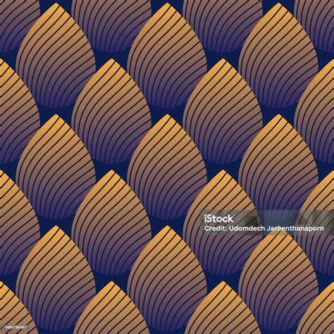 물결 모양의 선이 있는 기하학적 패턴입니다 매끄러운 벡터 배경입니다 그라데이션 효과가 있는 타원형 모양에 이 선의 타일 질감을 반복합니다 갈매기표 수장에 대한 스톡 벡터