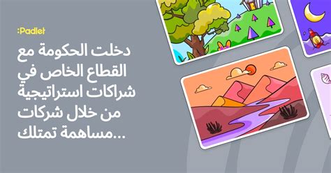 دخلت الحكومة مع القطاع الخاص في شراكات استراتيجية من خلال شركات مساهمة