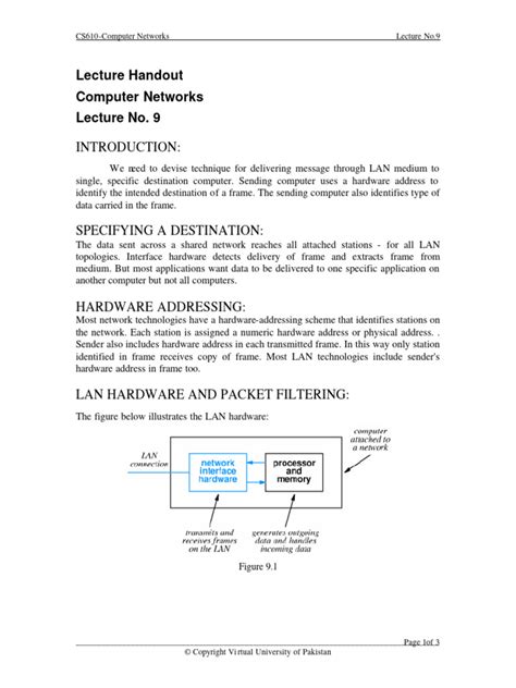 Lec 09 Pdf Computer Network Computing
