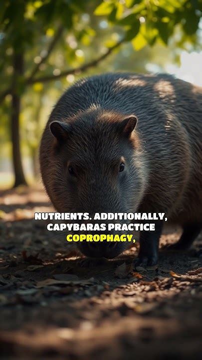 In The Wetlands Of South America Capybaras Roam Freely Their Unique