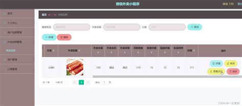 基于微信小程序的微信外卖小程序 Csdn博客