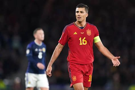 Spain Captain Rodri Left Fuming At Scotland S Time Wasting And