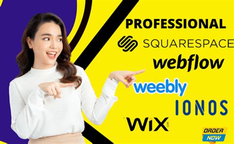 Design Wix Webflow Squarespace Ionos Weebly Shopify By Bettybrands Fiverr