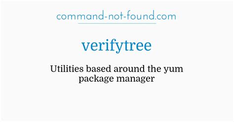 Dockerfile Run Verifytree