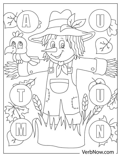 Free Autumn Coloring Pages For Download Printable Pdf
