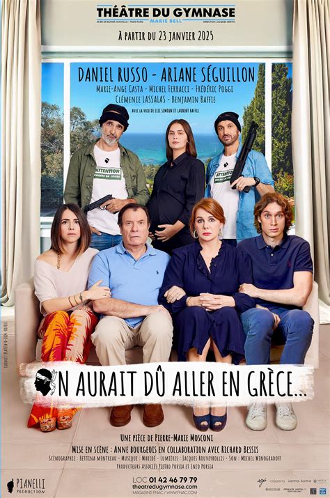 On aurait dû aller en Grèce théâtre du Gymnase Comédie