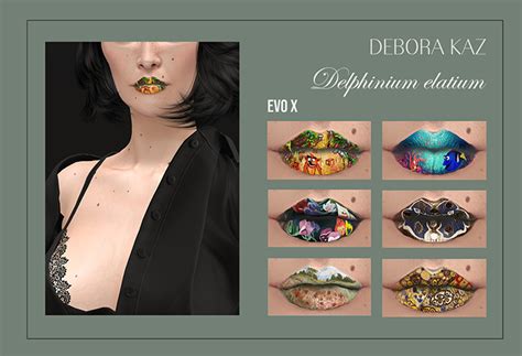 Second Life Marketplace Lipstick Delphinium Elatium Evox
