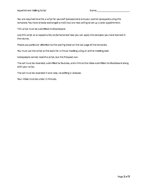 Cold Call Script Cold Call Of Seller You Are Required To Write A