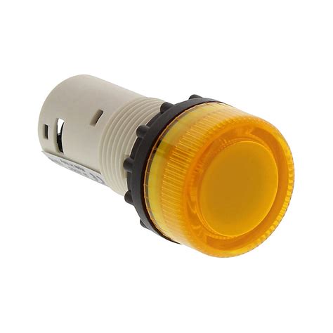 Indicating Light 22mm Ip65 Yellow Pn Ecx1053 24 Automationdirect