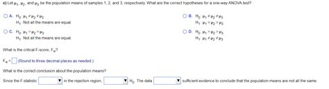 Solved Consider The Data In The Table Collected From Three Chegg