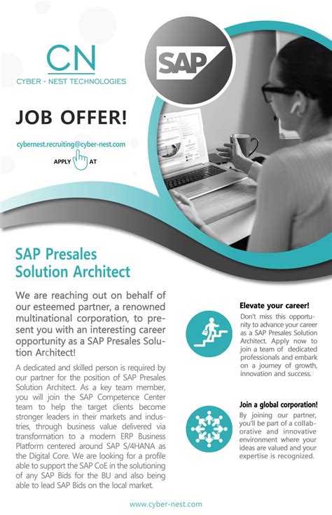 Cyber Nest Technologies On Linkedin Sap Presalesarchitect