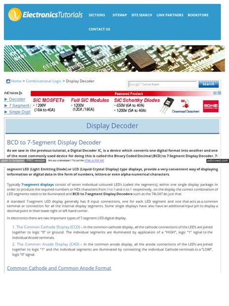 Electronics Tutorials Ws Combination Comb 6 Html Pdf Binary