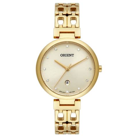 Relógio Orient Eternal Feminino Fgss1199 C1KX Dourado Elo Importadora