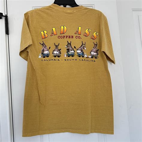 Mustard Funny Bad Ass T Shirt The First Picture Depop
