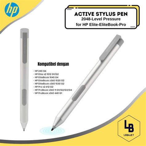 Promo Active Stylus Pen 2048 Level Pressure For Hp Elite Elitebook