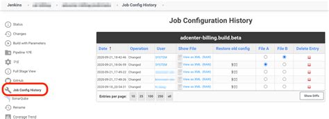 Jenkins 변경된 설정을 이력으로 남기기 config history