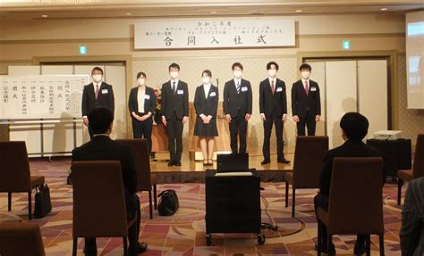 入社式を開催し新しい仲間が増えました 電設資材の総合商社 株式会社デンセン