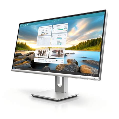 Isolée De Dell Ultrasharp 9d Prise De Vue Isolée Du 27 Pouces Qhd