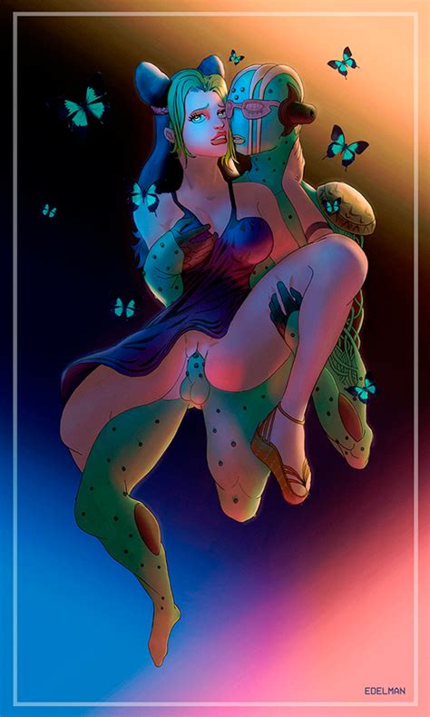 Rule 34 1girls Butterfly Edelman Female Female Focus Jojos Bizarre