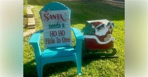 Villager Has Christmas Wish For Santa Claus On Display Villages