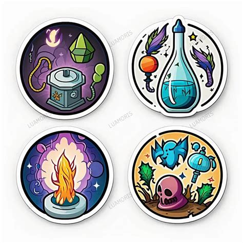 Stickers Midjourney Prompt Promptbase