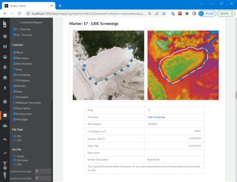 Kespry Cloud New Feature Release New Reporting Capabilities Renaming