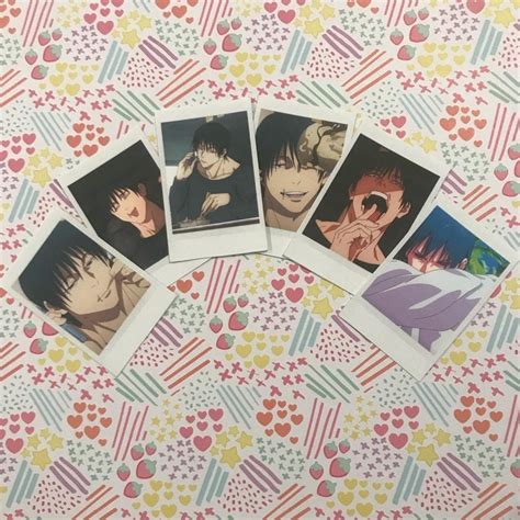 Jujutsu Kaisen Polaroid Bundle Cardstock Etsy