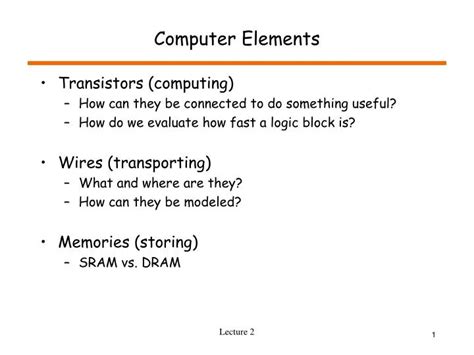 Ppt Computer Elements Powerpoint Presentation Free Download Id 6118328