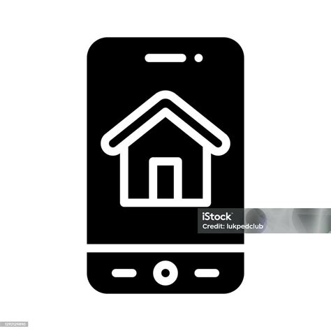 Household Management App Icon Mobile Application Vector Illustration