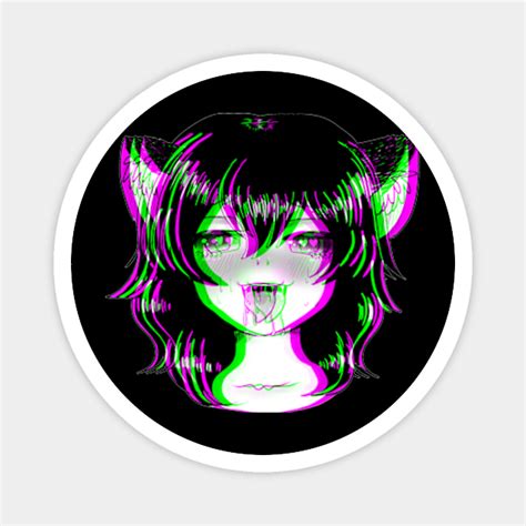 Ahegao Face Neko Anime Cat Girl Vaporwave T Ahegao The Best Porn
