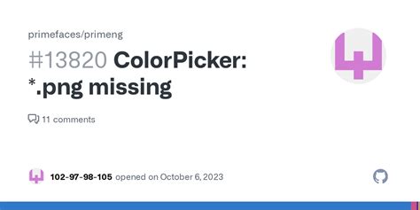 Colorpicker Png Missing · Issue 13820 · Primefacesprimeng · Github