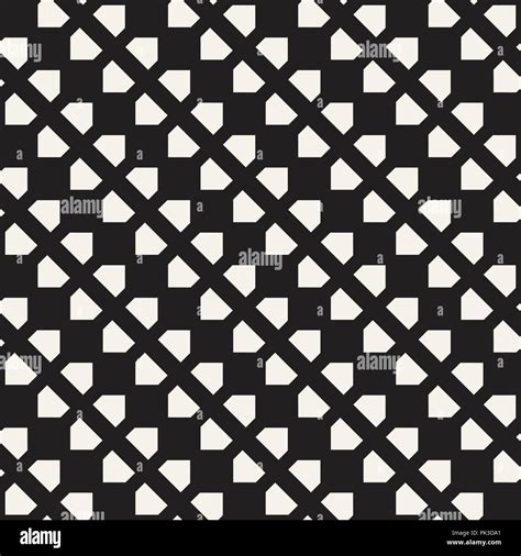 Seamless Surface Geometric Design Repeating Tiles Ornament Background Vector Symmetric Shapes