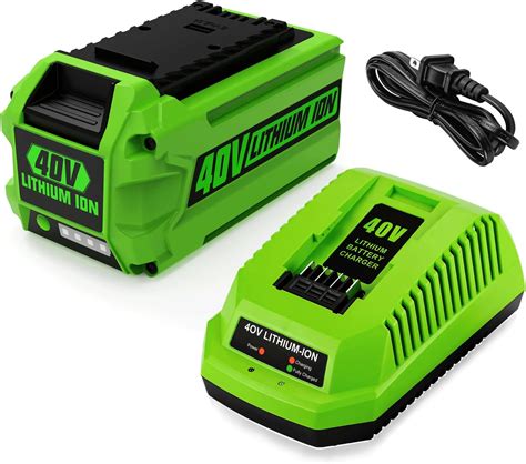 Amazon Energup Ah Volt Replacement For Greenworks V Battery And Charger