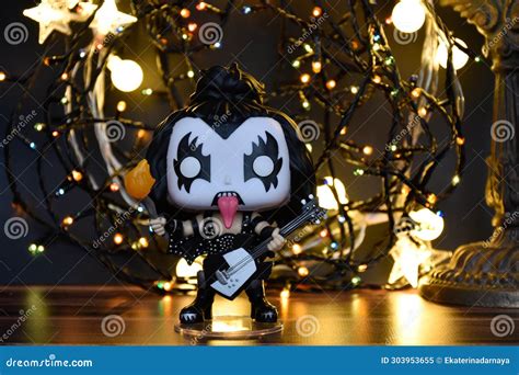 Funko Pop Action Figure Of Famous Musician Showman Gene Simmons The
