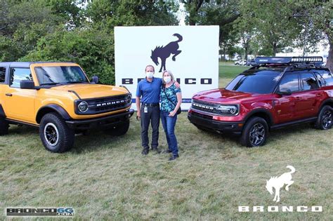 Bronco Sport On Display At Ford Employee Roundup Event 2021 Ford