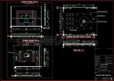 Detailed Architectural CAD Drawings Of The Railing And Decorative Walls Of The House