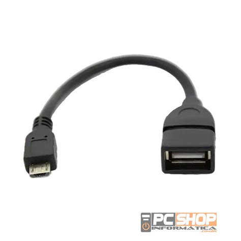 Cabo Otg Adaptador Micro Usb Para Usb F Mea Pcshop Inform Tica