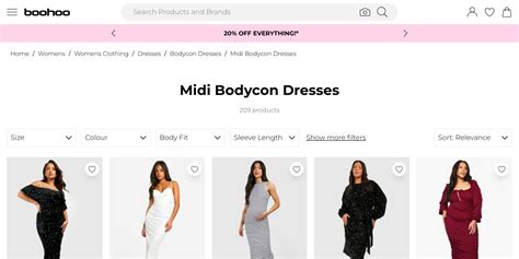Midi Bodycon Dresses Boohoo Uk