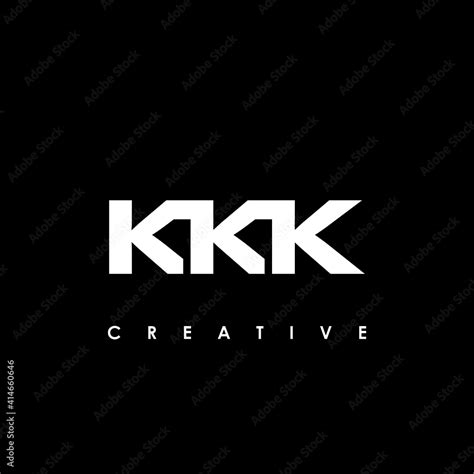 Kkk Letter Initial Logo Design Template Vector Illustration Stock