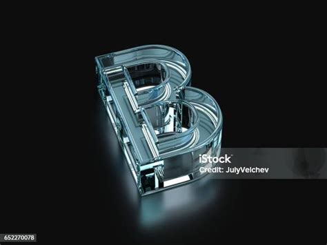 유리 편지 B 유리 재료에 대한 스톡 벡터 아트 및 기타 이미지 유리 재료 3차원 형태 알파벳 Istock