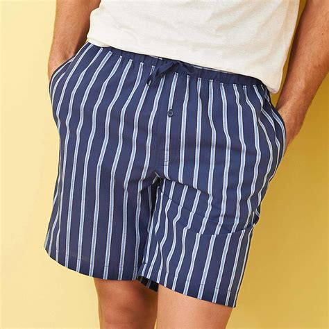 Nachhaltige Herren Pyjama Shorts Aus Bio Baumwolle Grundstoff Net