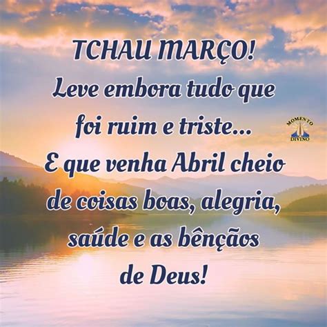 Tchau Março Momento Divino 4321