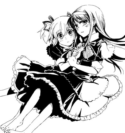 Akemi Homura And Kaname Madoka Mahou Shoujo Madoka Magica And 1 More
