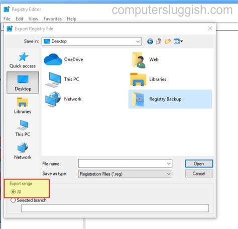 How To Backup And Restore Your Registry In Windows Computersluggish