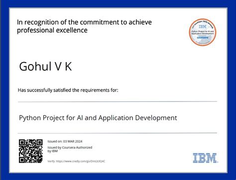 Gohul V K On Linkedin Ai Applications Webdevelopment Flask Ibm