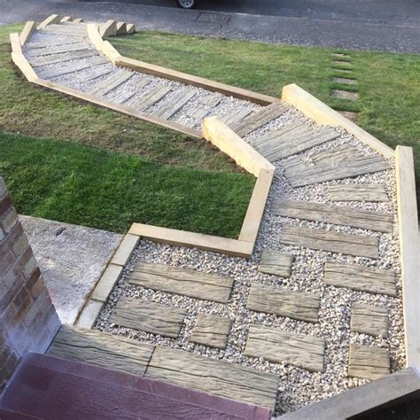Log Effect Paving Slab Authentic Timber Look Concrete Durability
