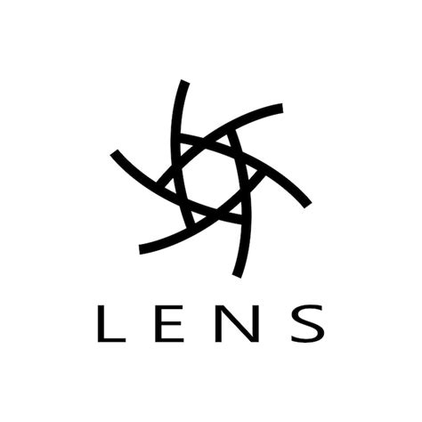 렌즈 로고 이미지 Freepik에서 무료 다운로드