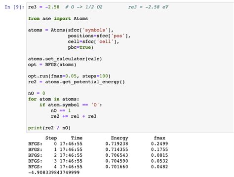 O Referencing Issues In The Tutorial Issue Open Catalyst Project Tutorial Github