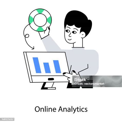 Online Analytics Stock Illustration Download Image Now Analyzing