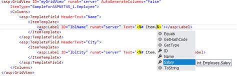 Asp Net Strongly Type Data With Data Controls